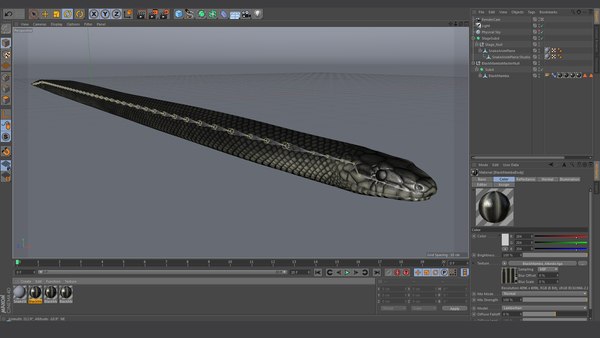 3D model black mamba animation - TurboSquid 1264247
