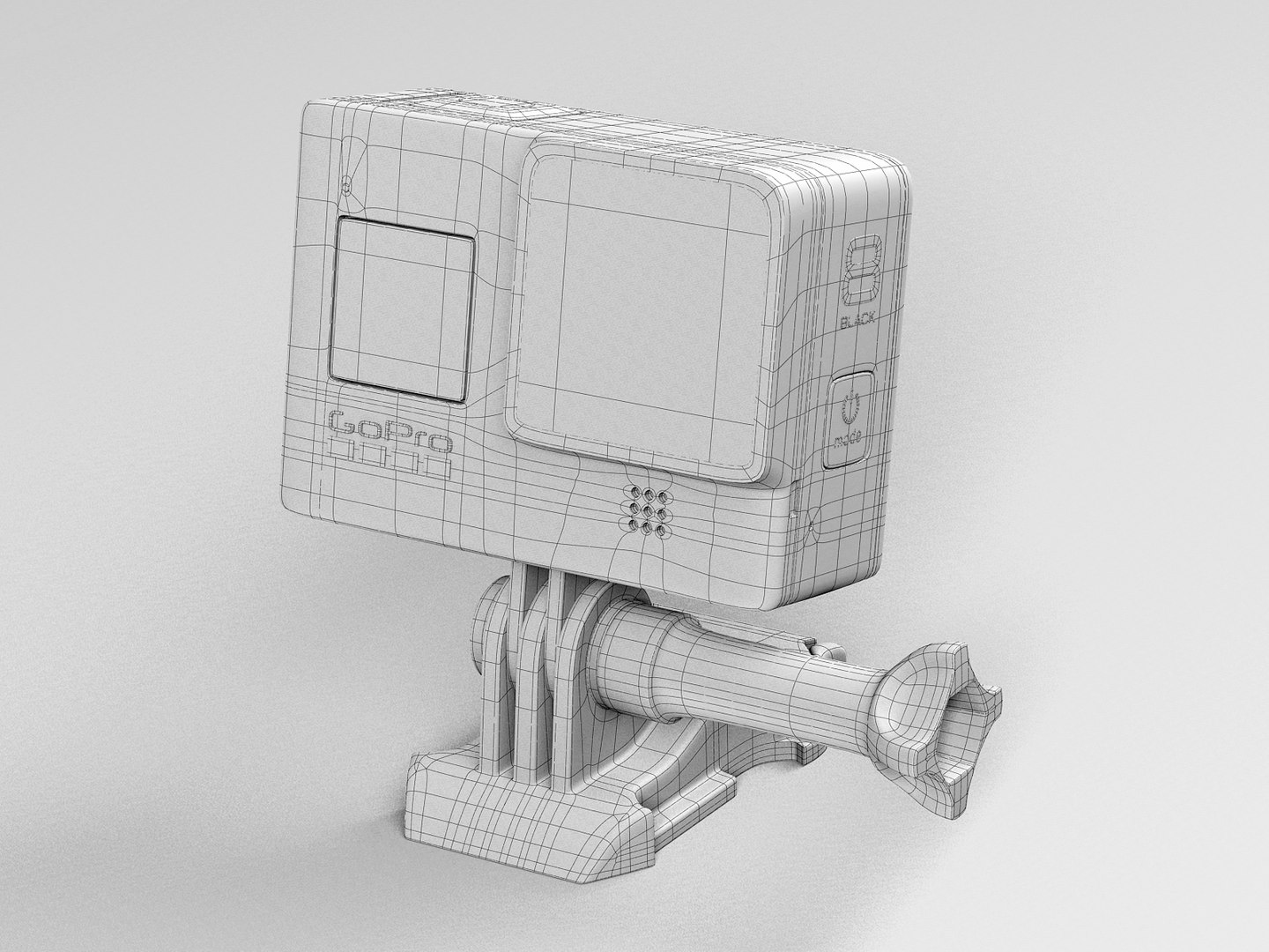 Action camera gopro 3D model - TurboSquid 1495813