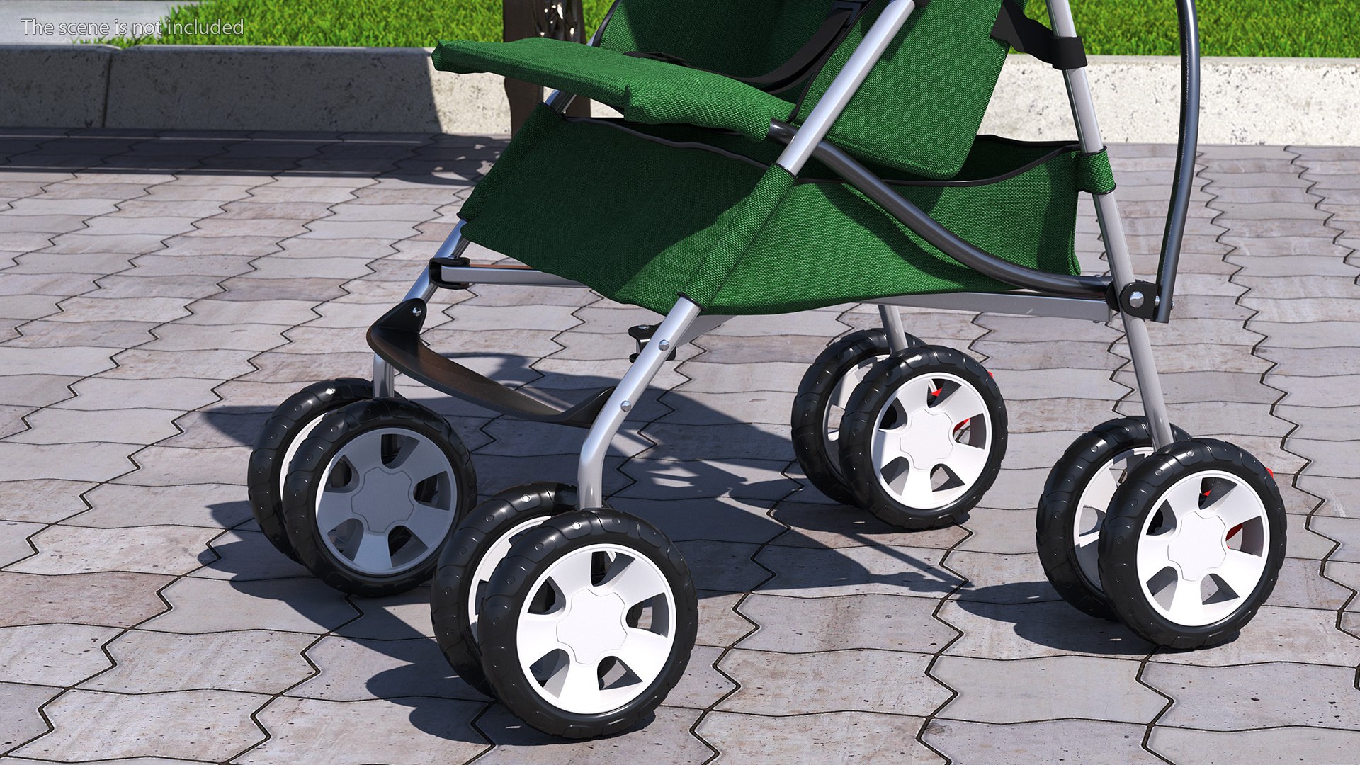 3D model Compact Baby Stroller With Bag - TurboSquid 2144502