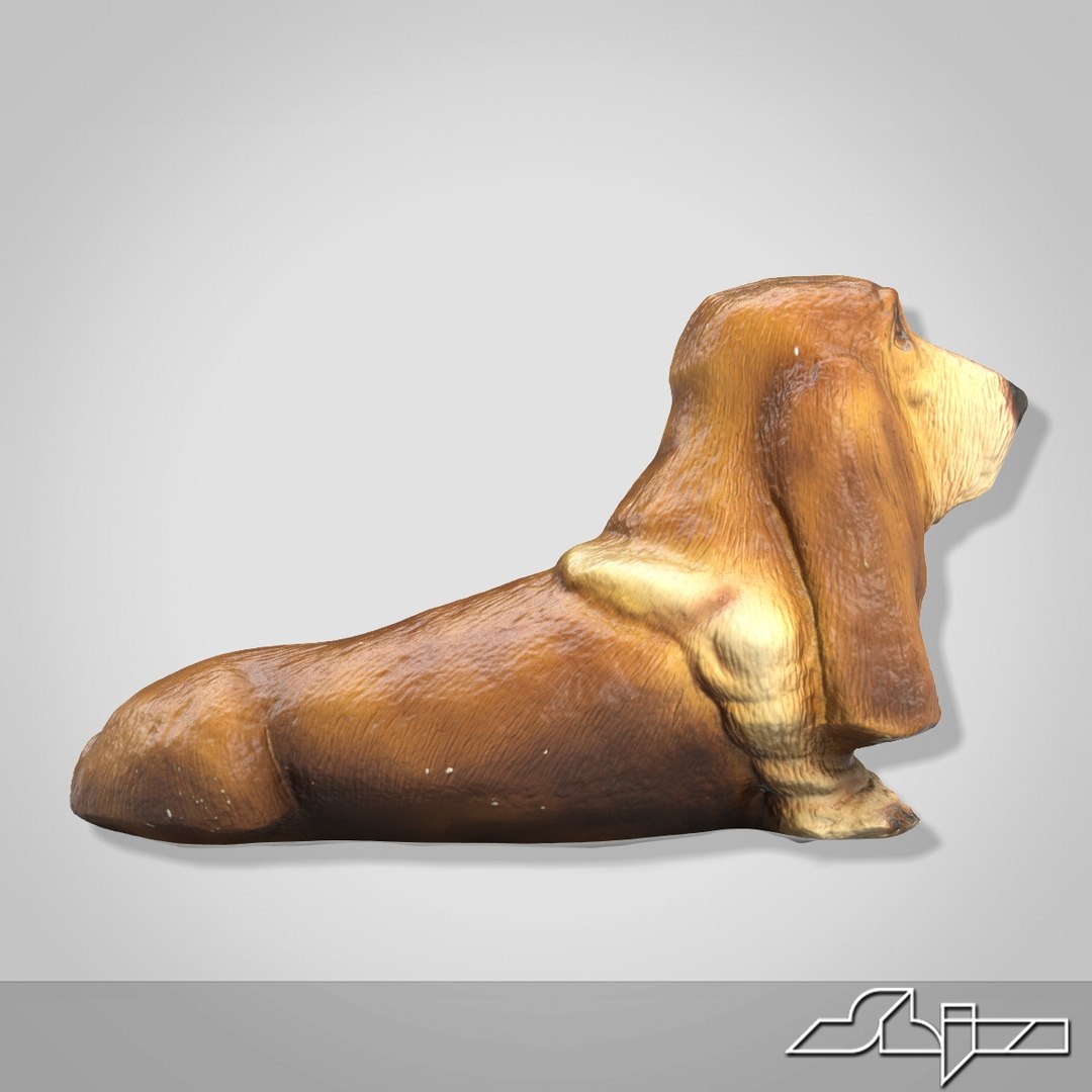 Max Basset Hound Statuette