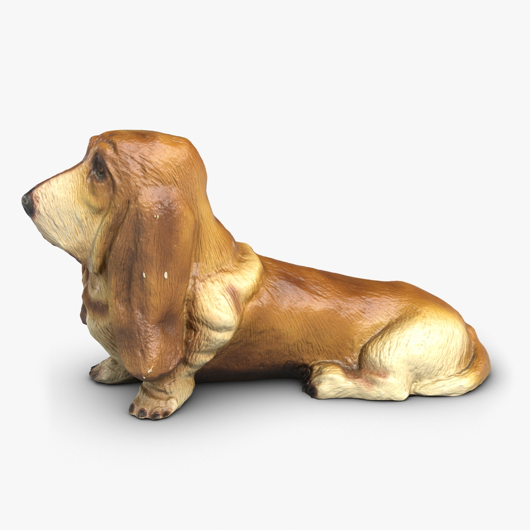 Max Basset Hound Statuette