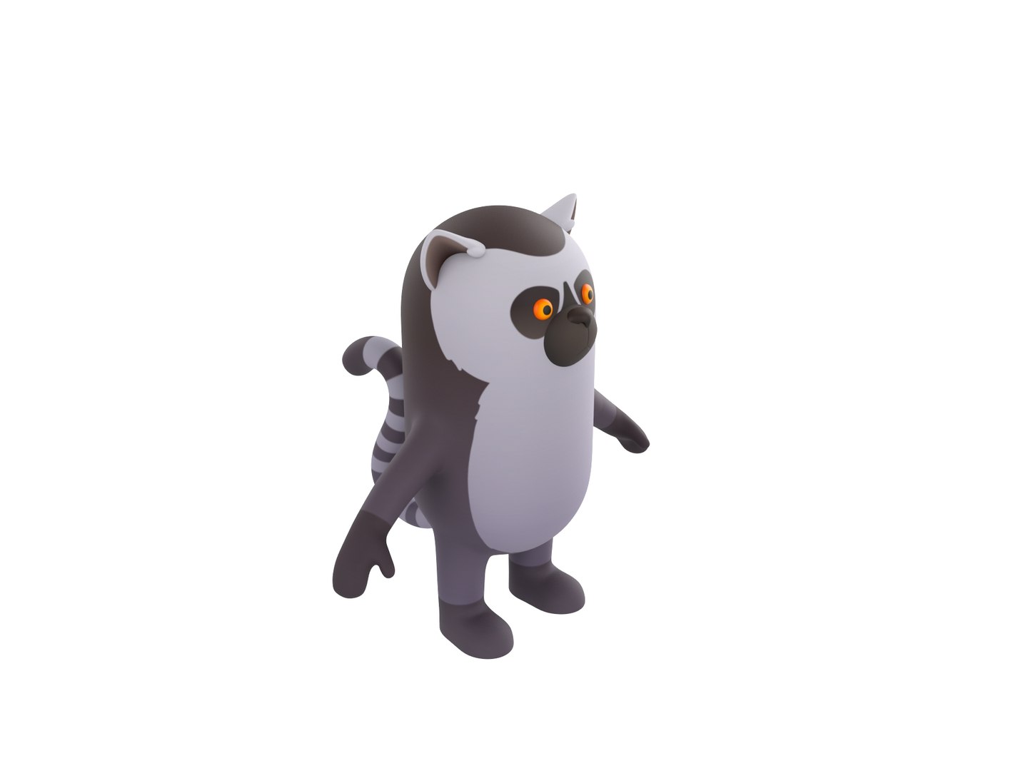 Lemur Character 3D Model - TurboSquid 2021193