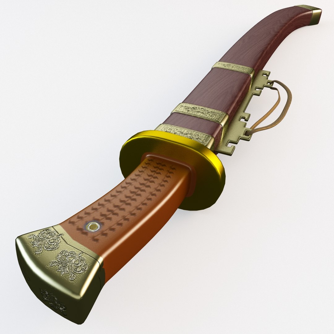 3d dao sword