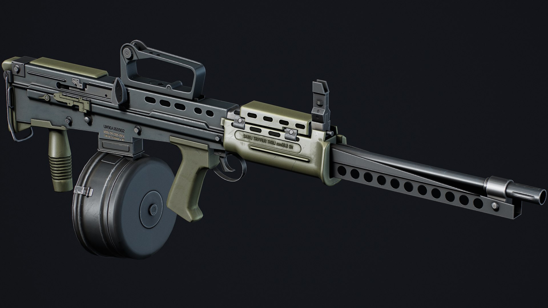 L86 LSW Rifle - Mobile Ready Low Poly 3D - TurboSquid 2283455