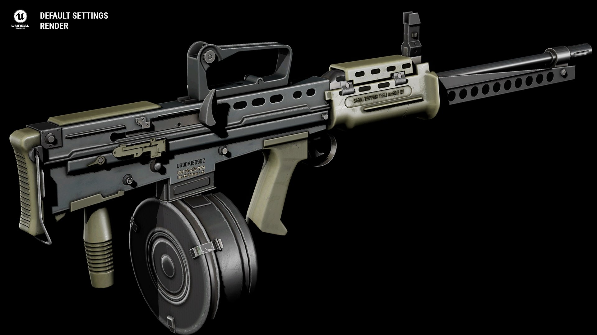 L86 LSW Rifle - Mobile Ready Low Poly 3D - TurboSquid 2283455