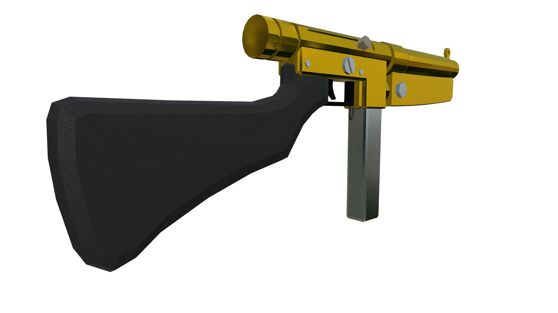 3D Model Golden Elegance A Luxurious 3D Model Of The Gilded Thompson ...