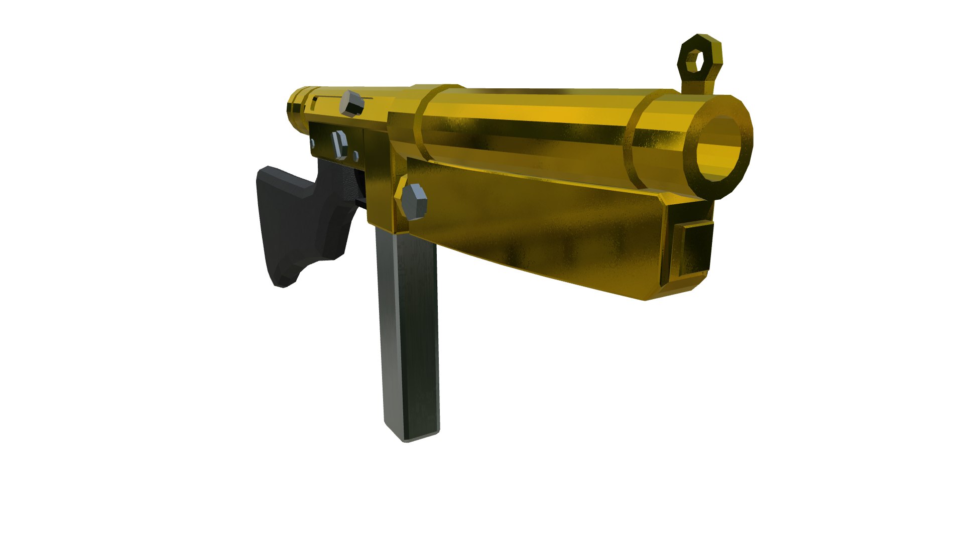 3D Model Golden Elegance A Luxurious 3D Model Of The Gilded Thompson ...