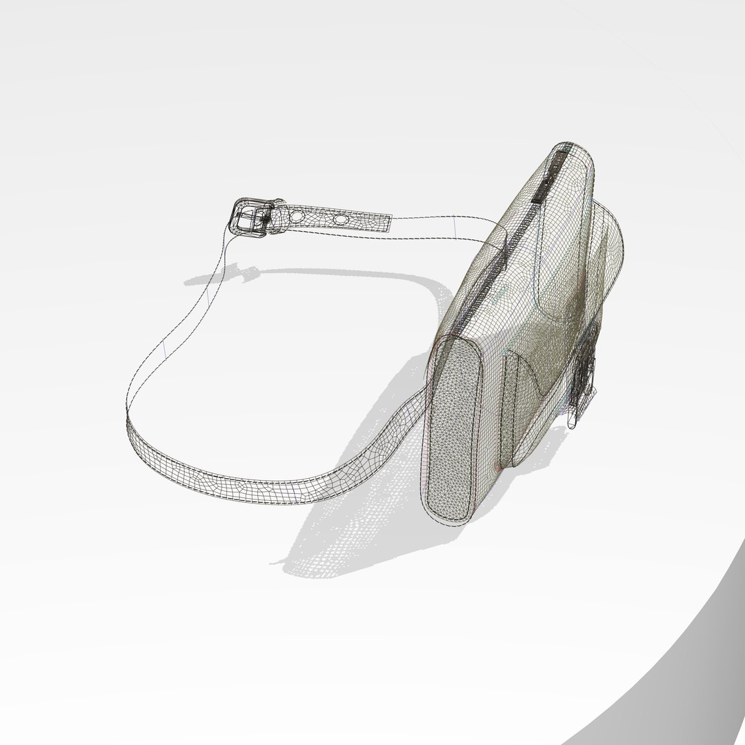 3D Waistbag Fanny Pack Belt Bag Clo3d Marvelous Designer Model ...