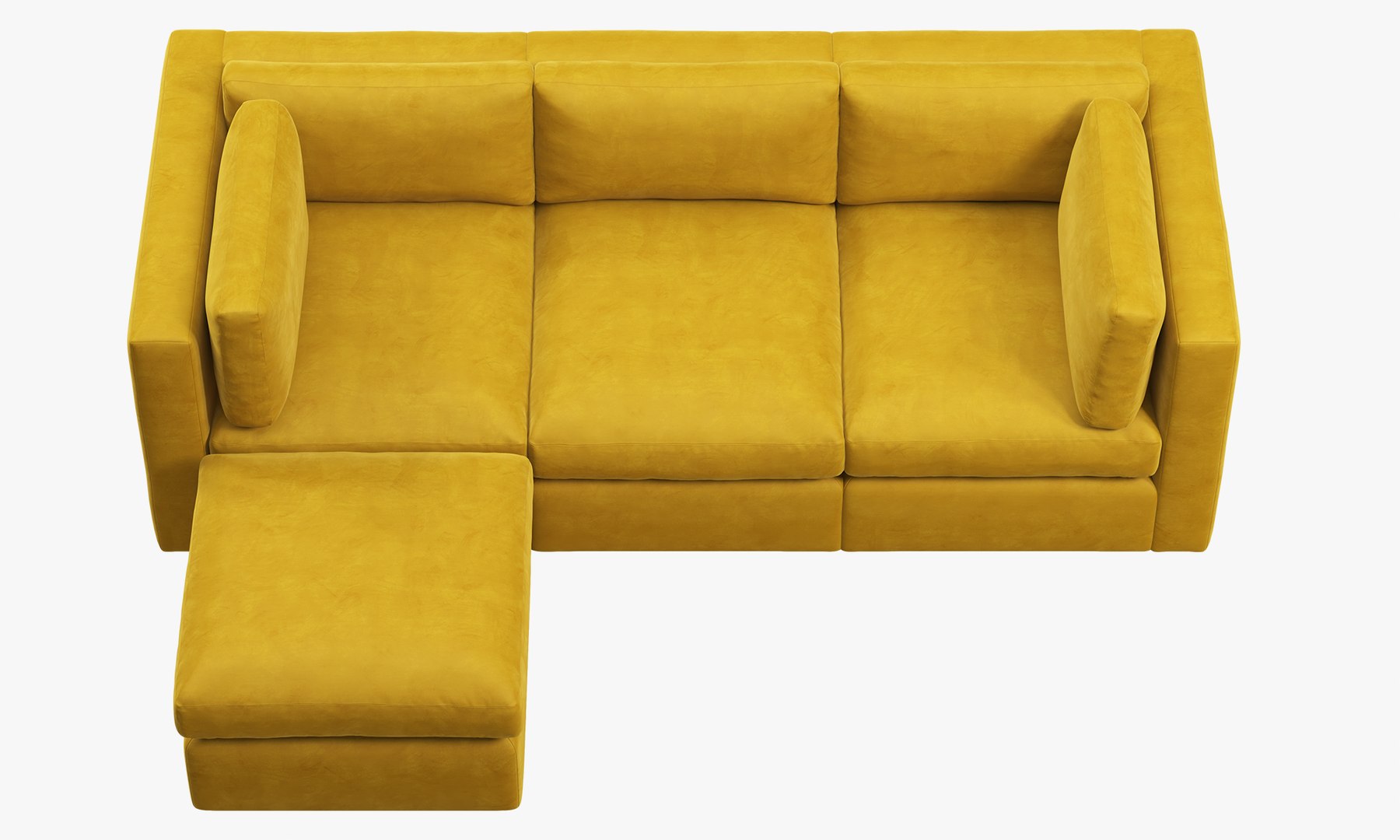 Joybird Daya Modular Sectional Sofa 3D Model - TurboSquid 2067873