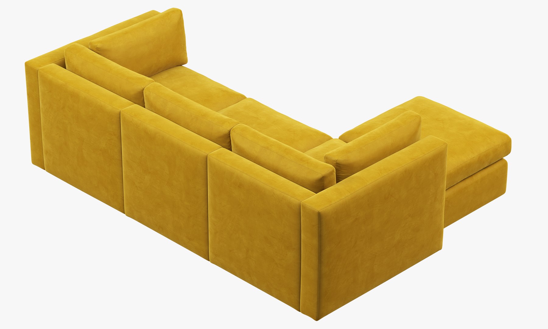Joybird Daya Modular Sectional Sofa 3D Model - TurboSquid 2067873
