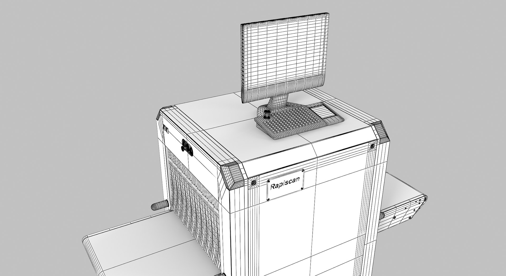 Rapiscan X-ray Baggage Scanner 3D Model - TurboSquid 1302375
