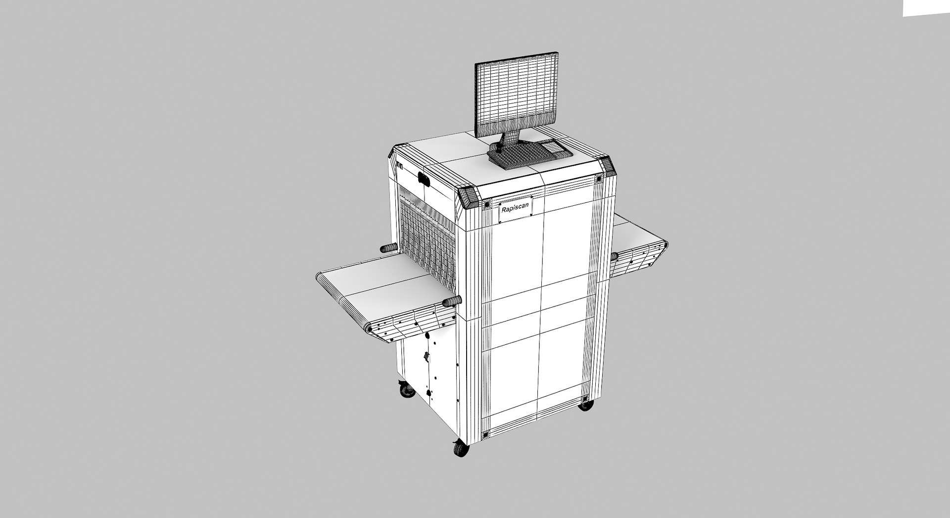 Rapiscan X-ray Baggage Scanner 3D Model - TurboSquid 1302375