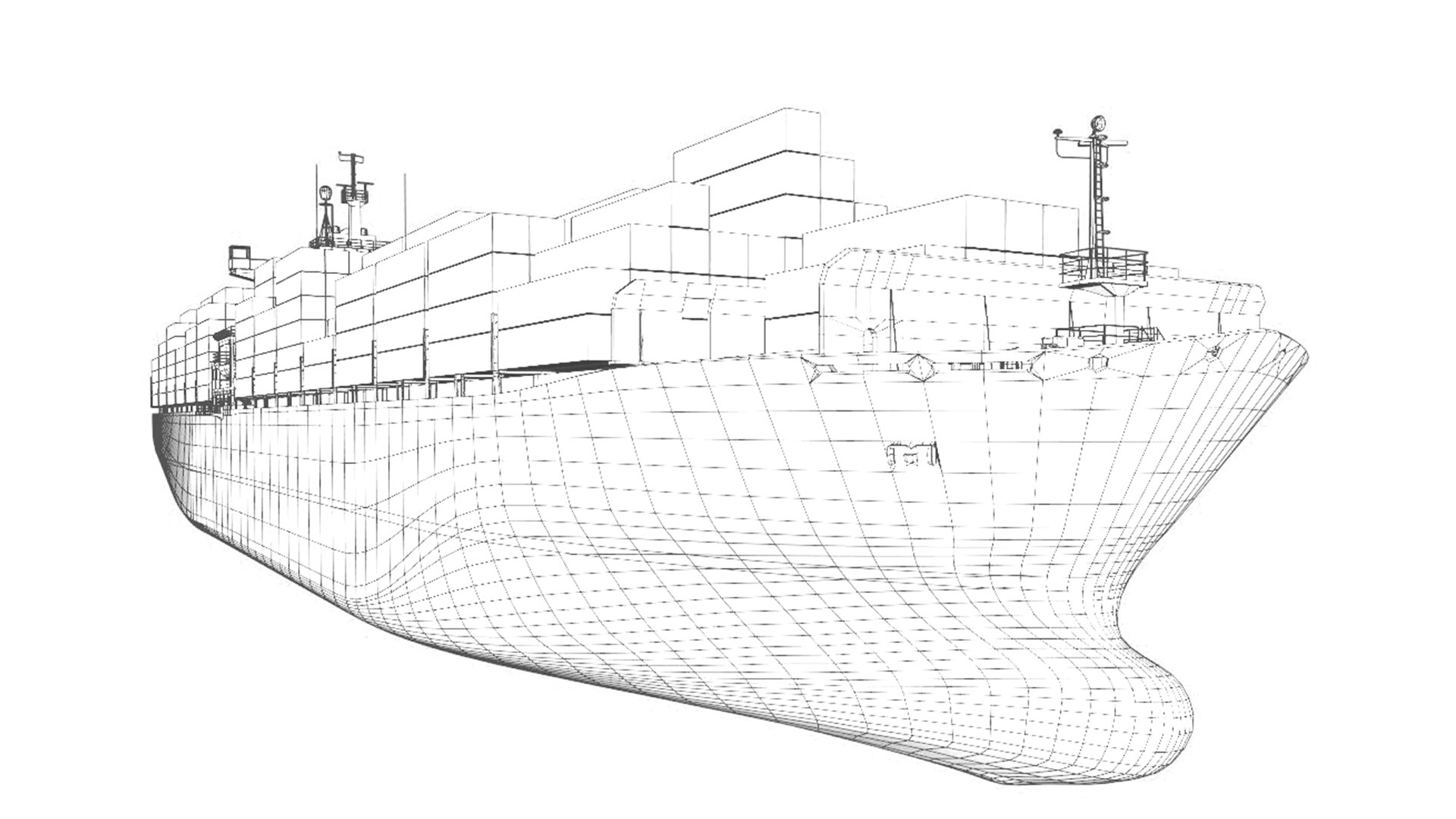 3D Cargo Container Ship 300m - TurboSquid 2281986