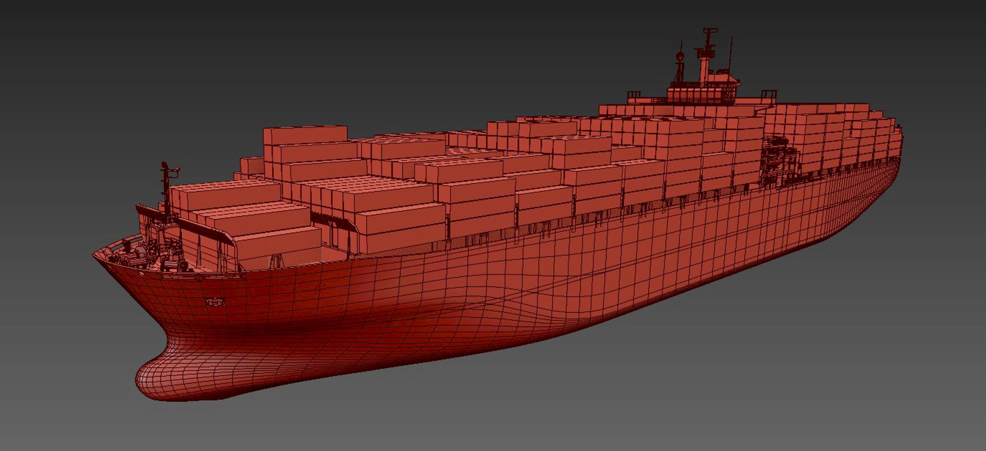 3D Cargo Container Ship 300m - TurboSquid 2281986