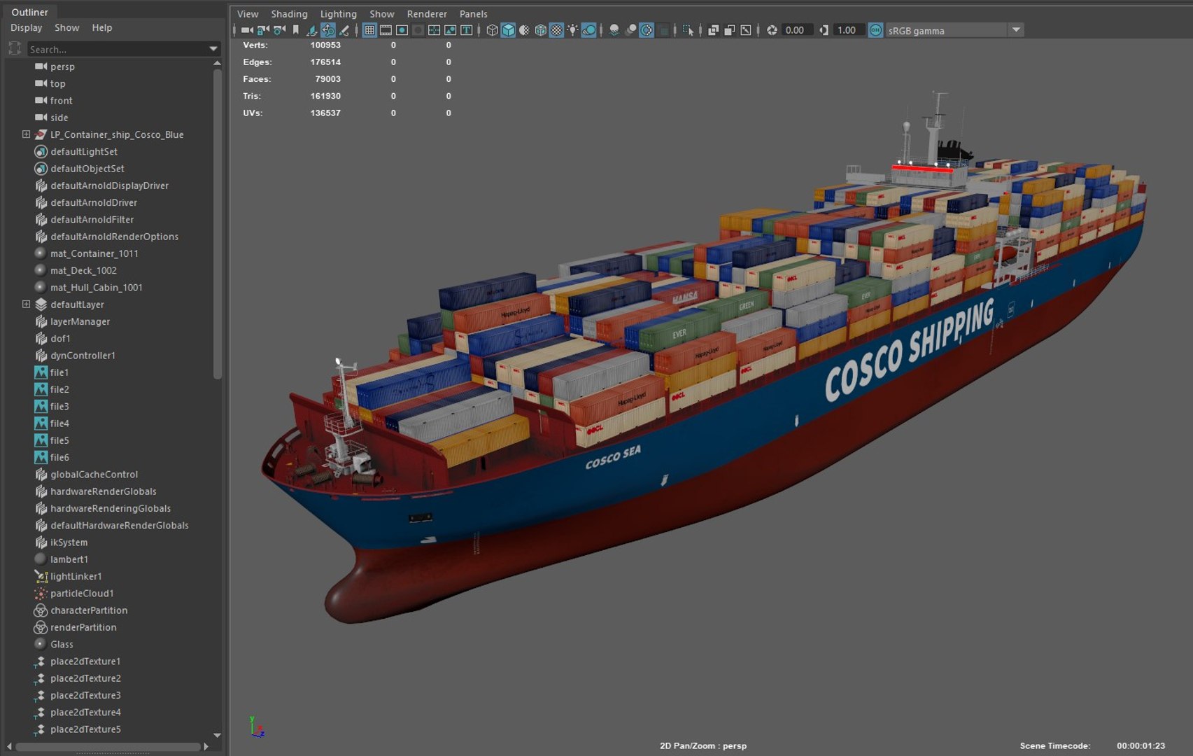 3D Cargo Container Ship 300m - TurboSquid 2281986