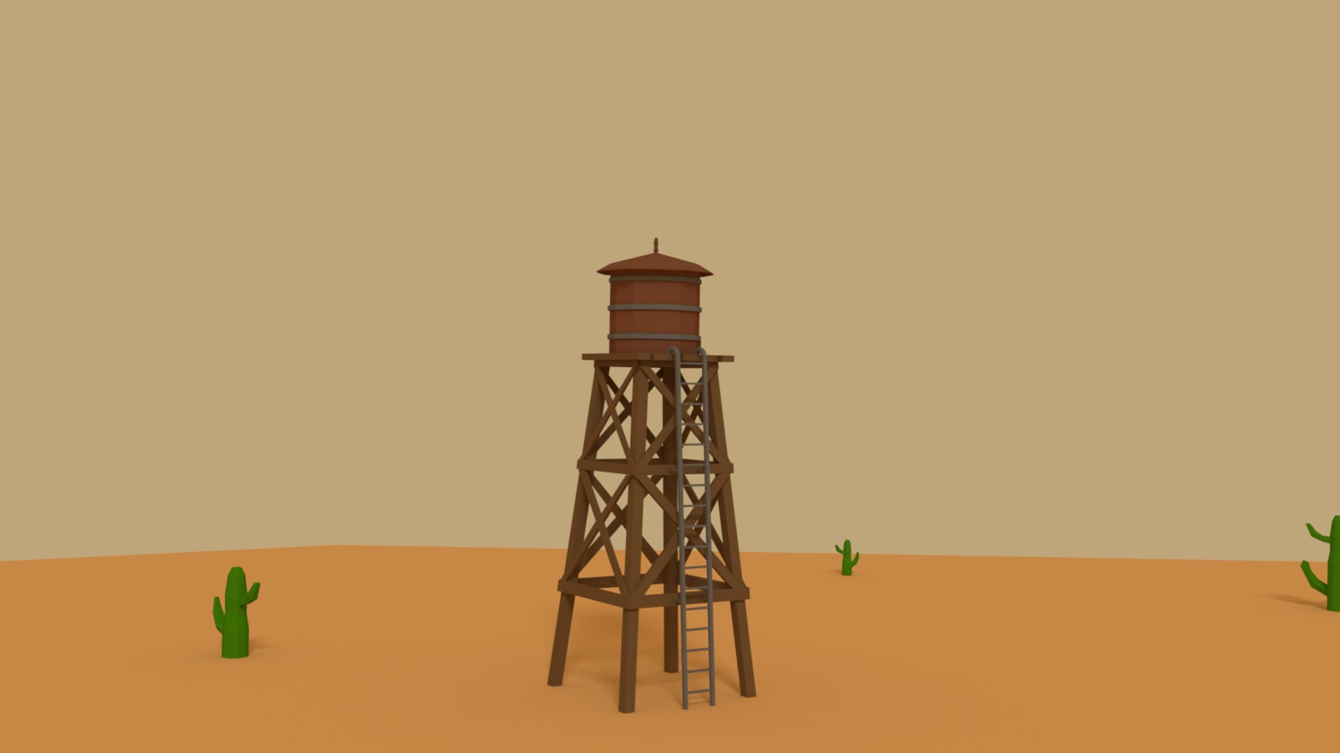 3D Western Tower - TurboSquid 1201718