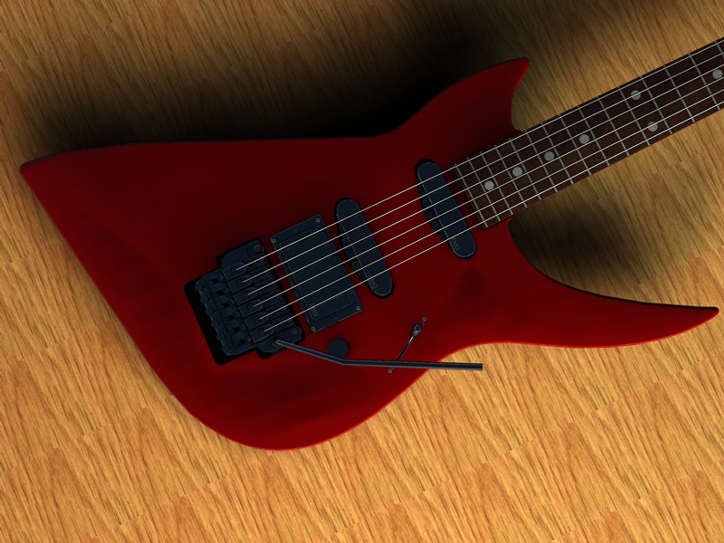 Ibanez Wrb-3 Guitar 3d Obj