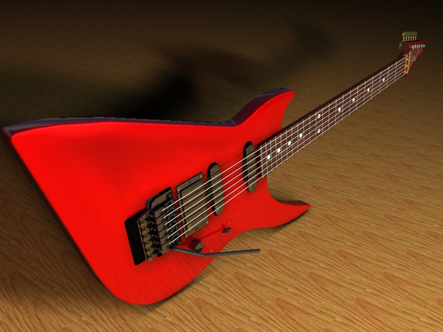 Ibanez Wrb-3 Guitar 3d Obj