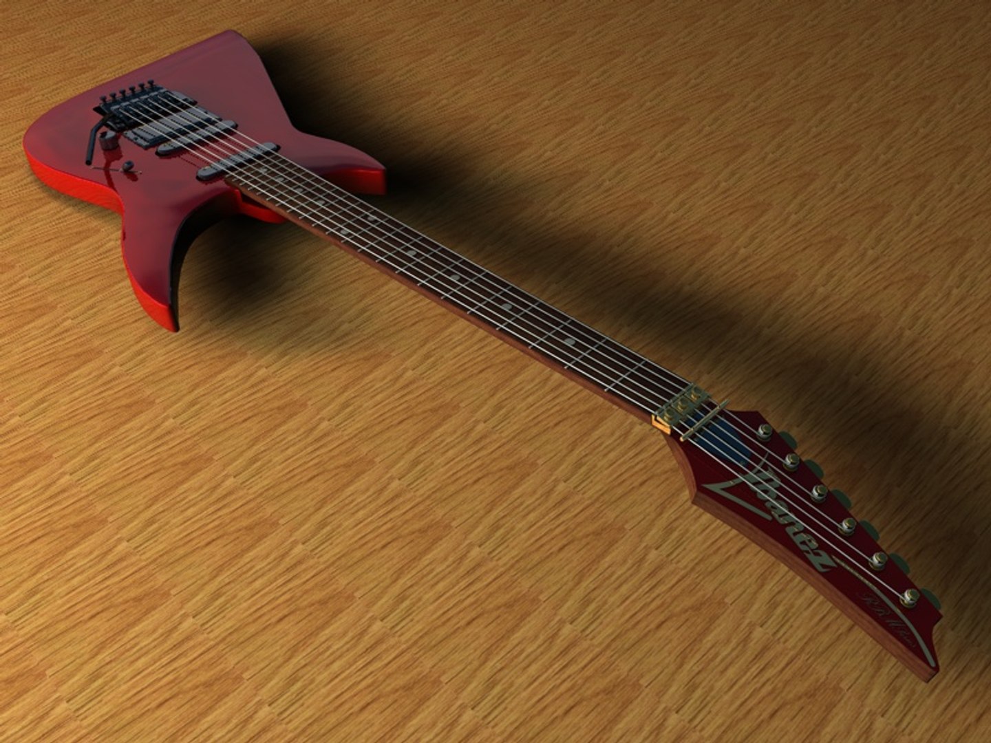 Ibanez Wrb-3 Guitar 3d Obj