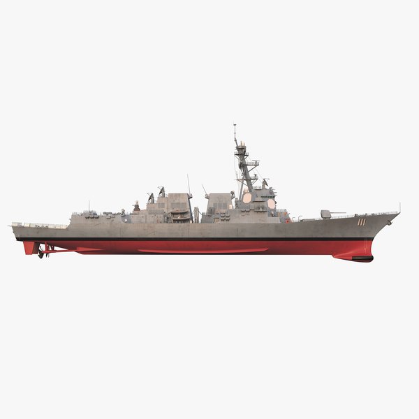 uss spruance 3d max
