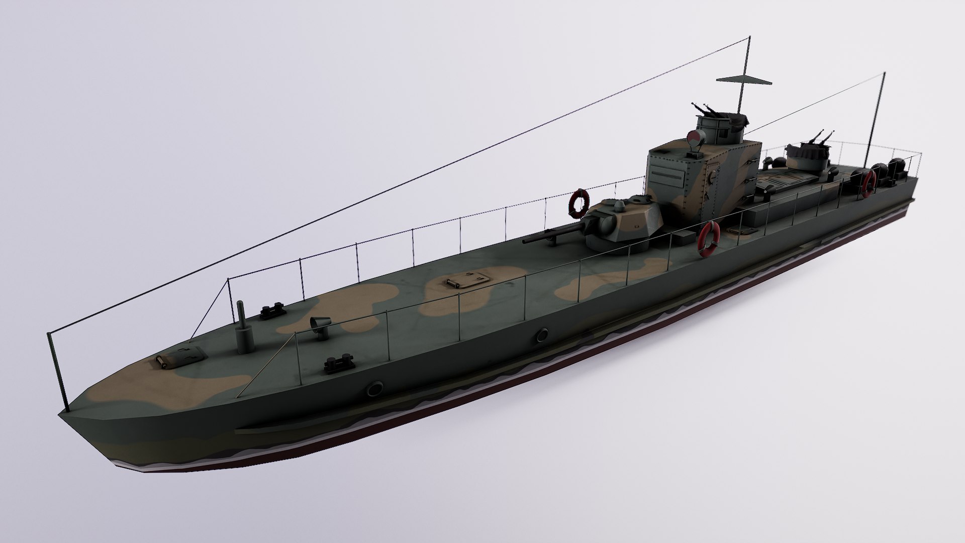 3D Small river armored boat project 1125 - TurboSquid 1760575