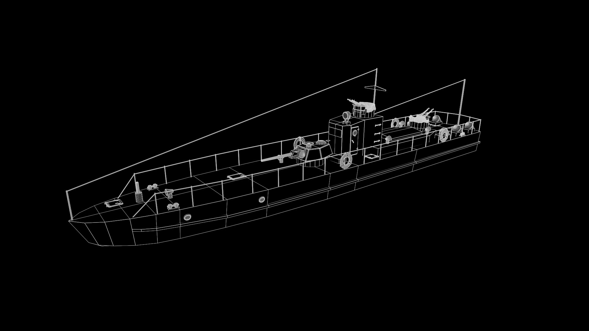 3D Small River Armored Boat Project 1125 - TurboSquid 1760575