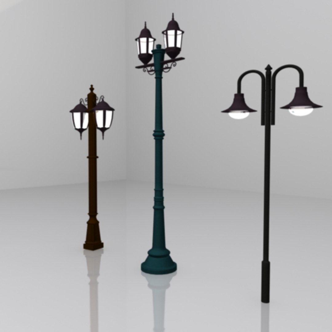 3ds max street light 3