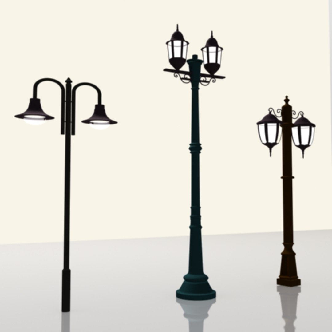 3ds max street light 3