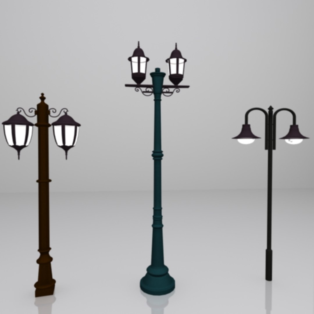 3ds max street light 3