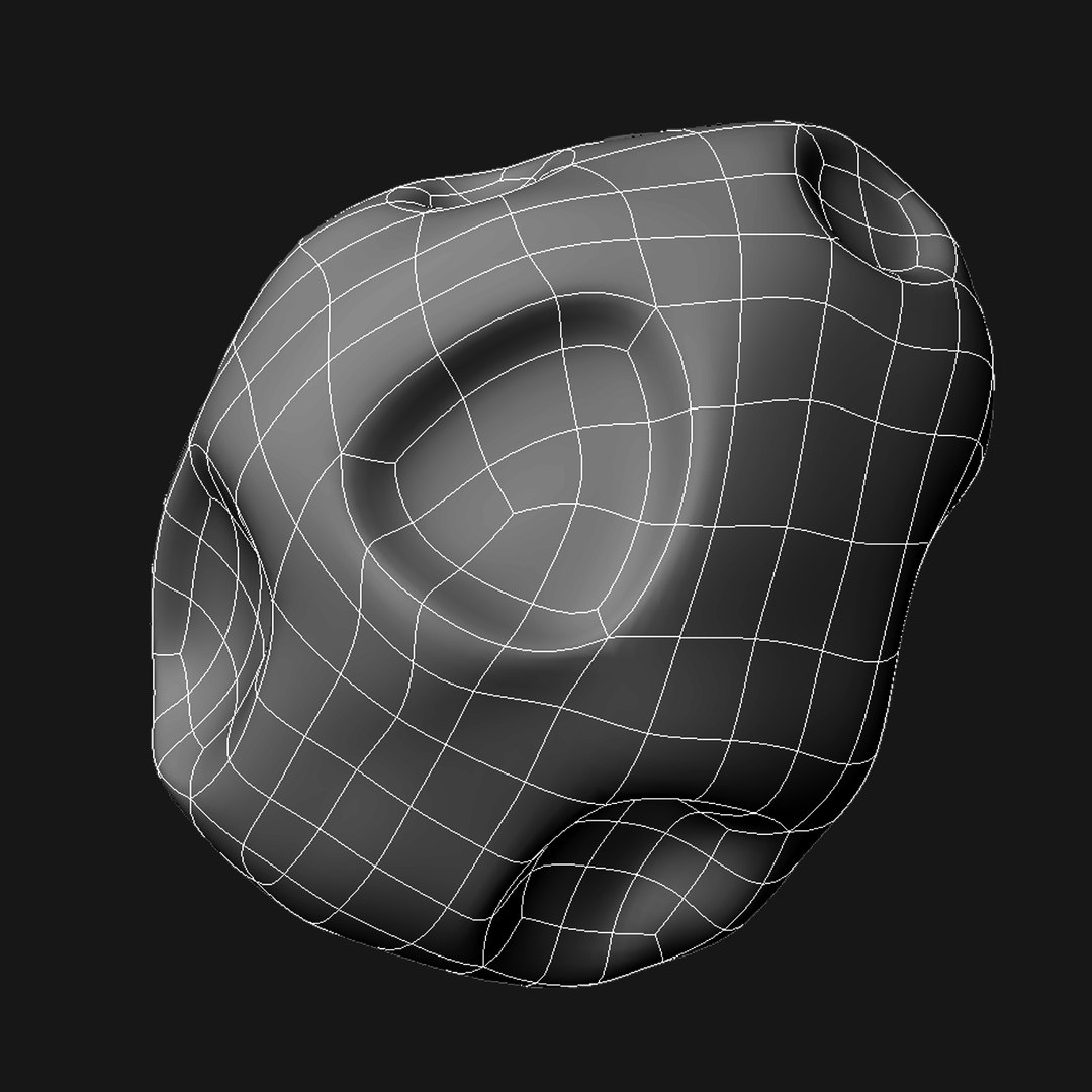 3d Model Asteroid Meteorite Meteor