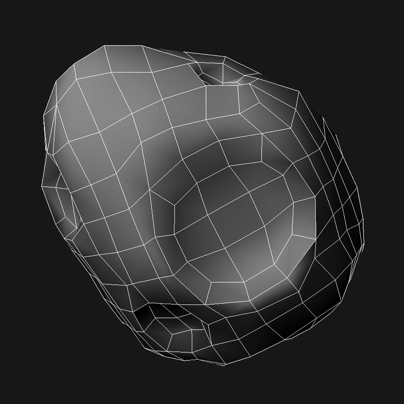 3d model asteroid meteorite meteor