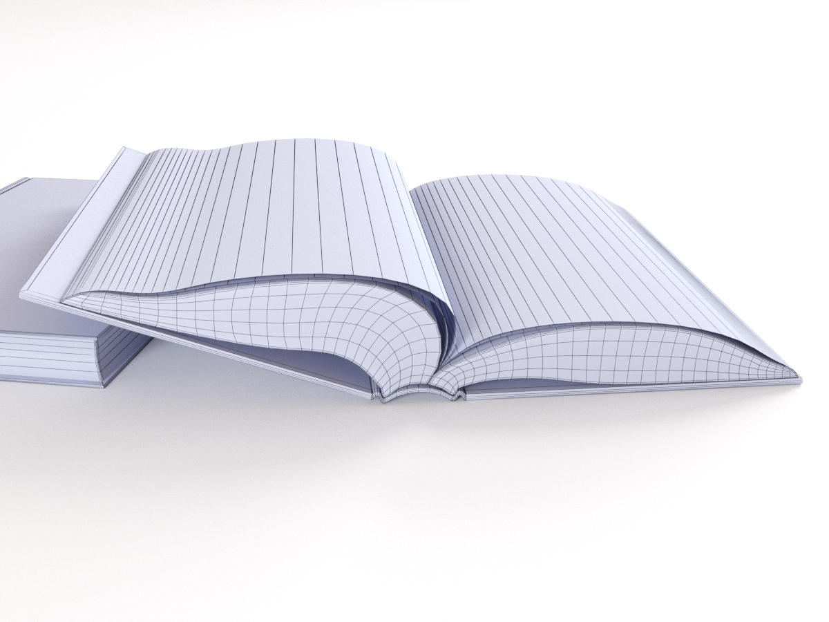 3D model open book table - TurboSquid 1340459