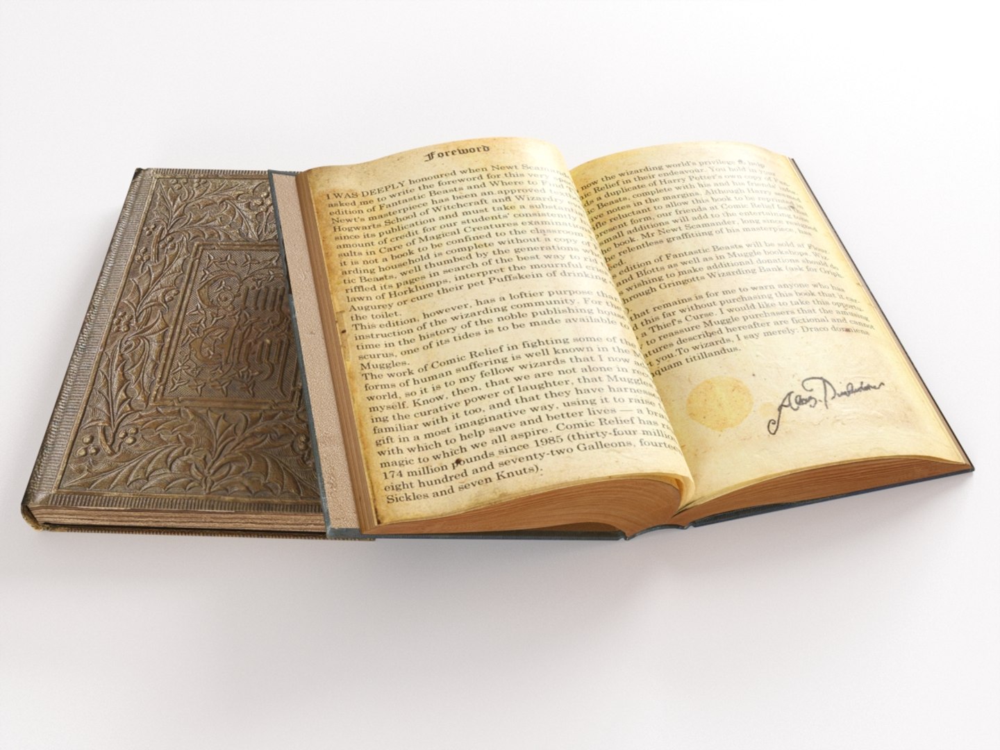 3D Model Open Book Table - TurboSquid 1340459