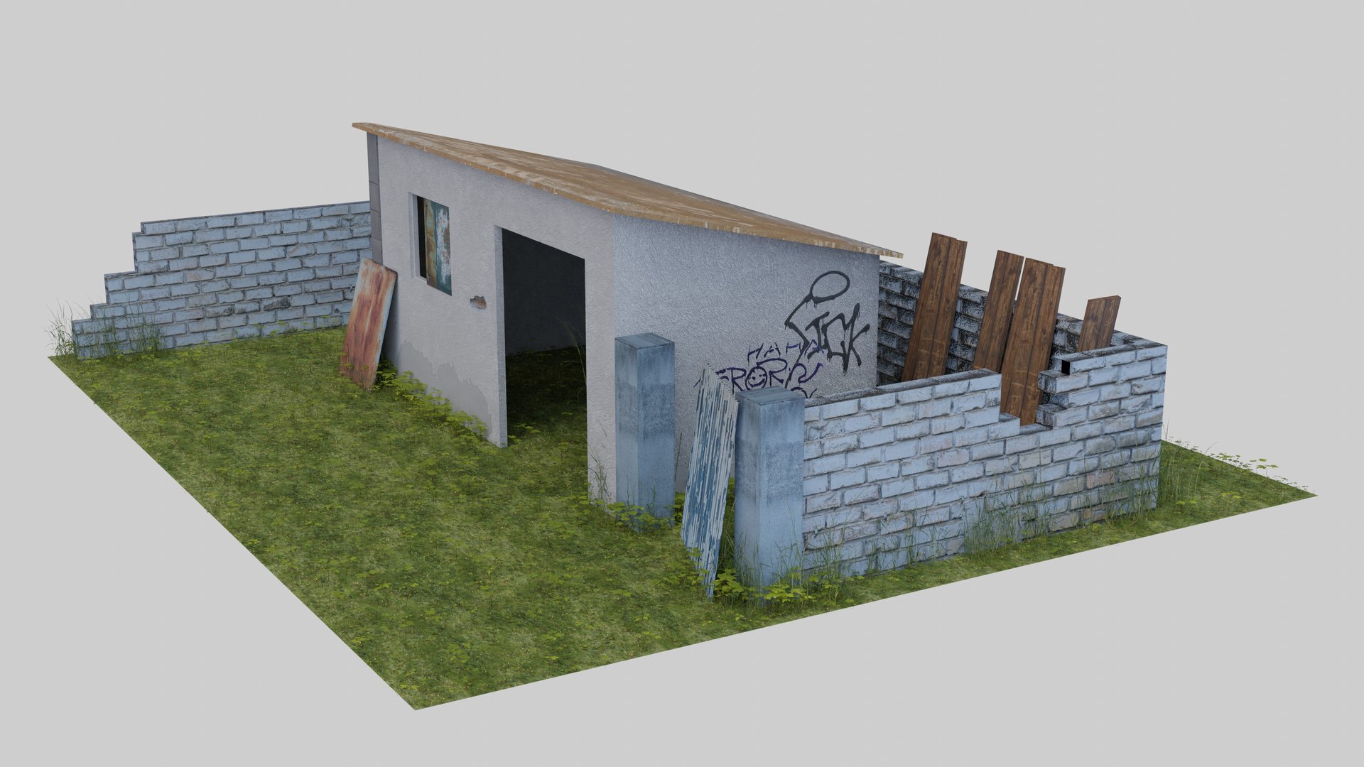 3D Small Hide Bulding - TurboSquid 2271349