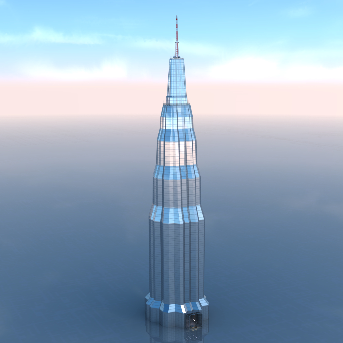 3d skyscraper hdri