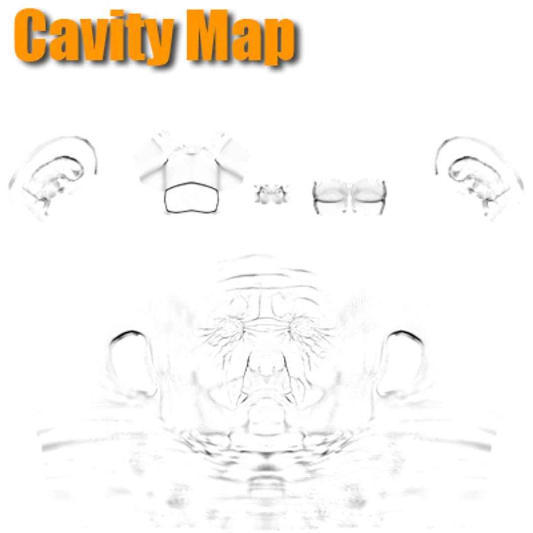 3d head old man polygons