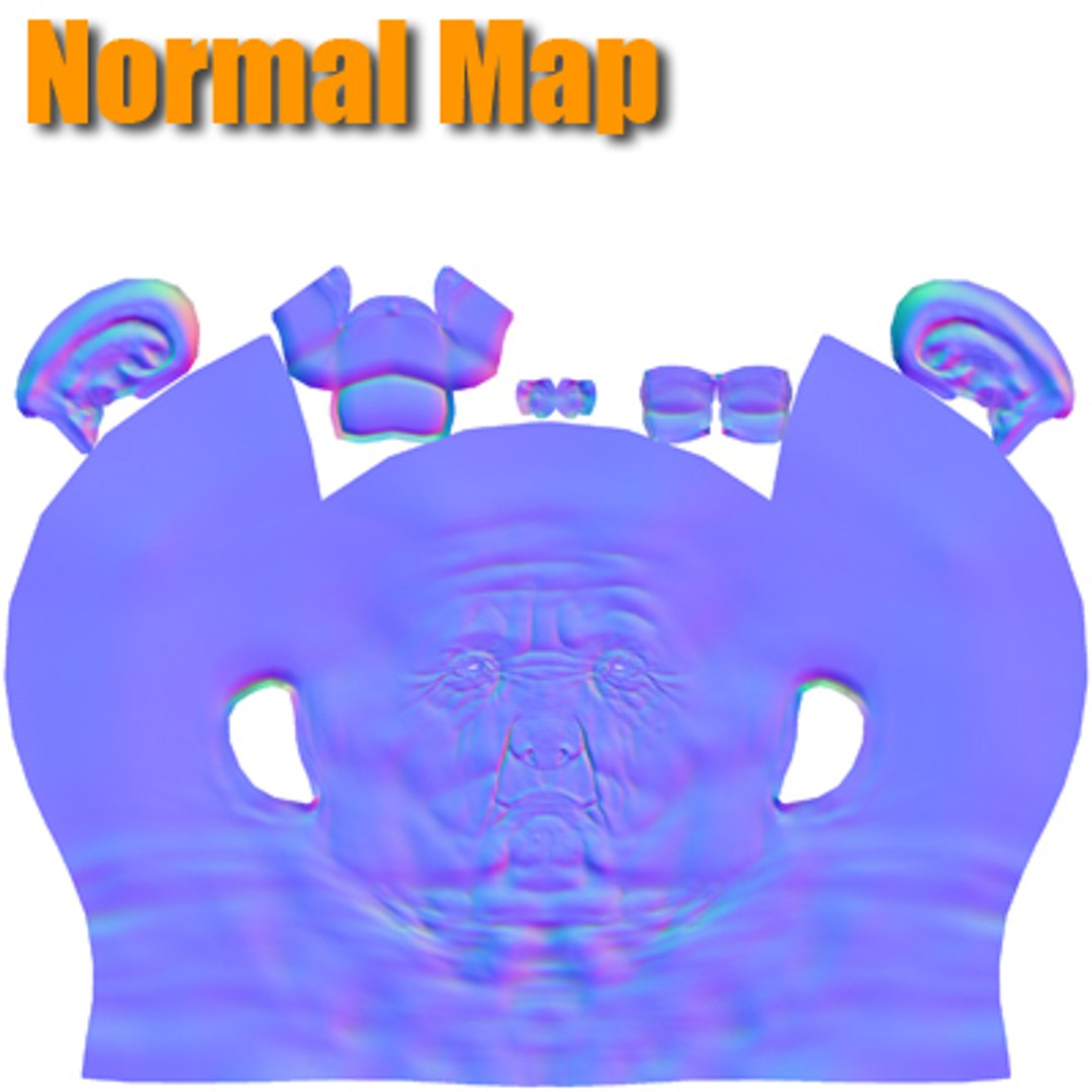 3d head old man polygons