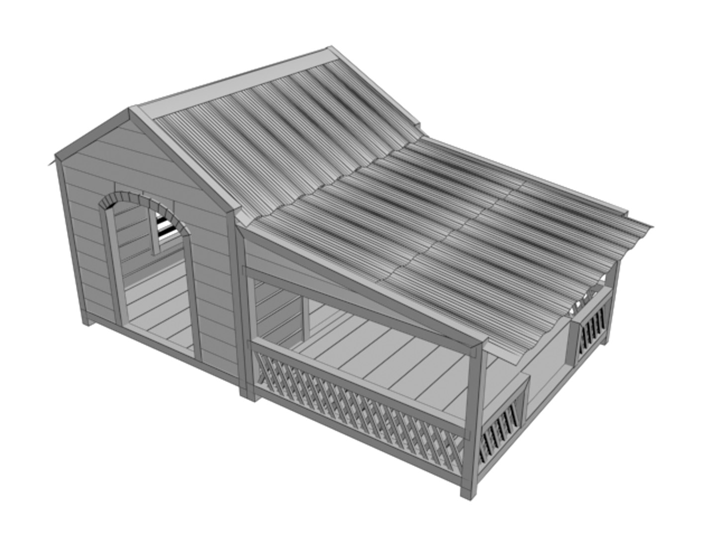 3D Dog House - TurboSquid 1533020
