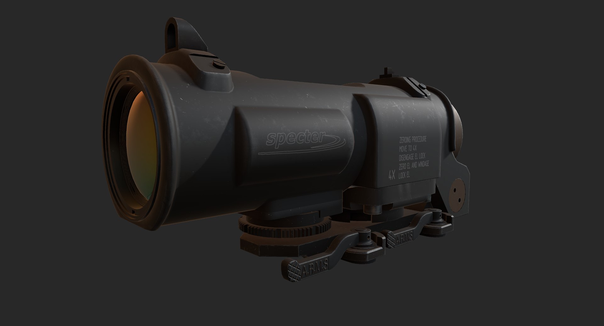 3D Model Elcan Specter Scope - TurboSquid 1460956