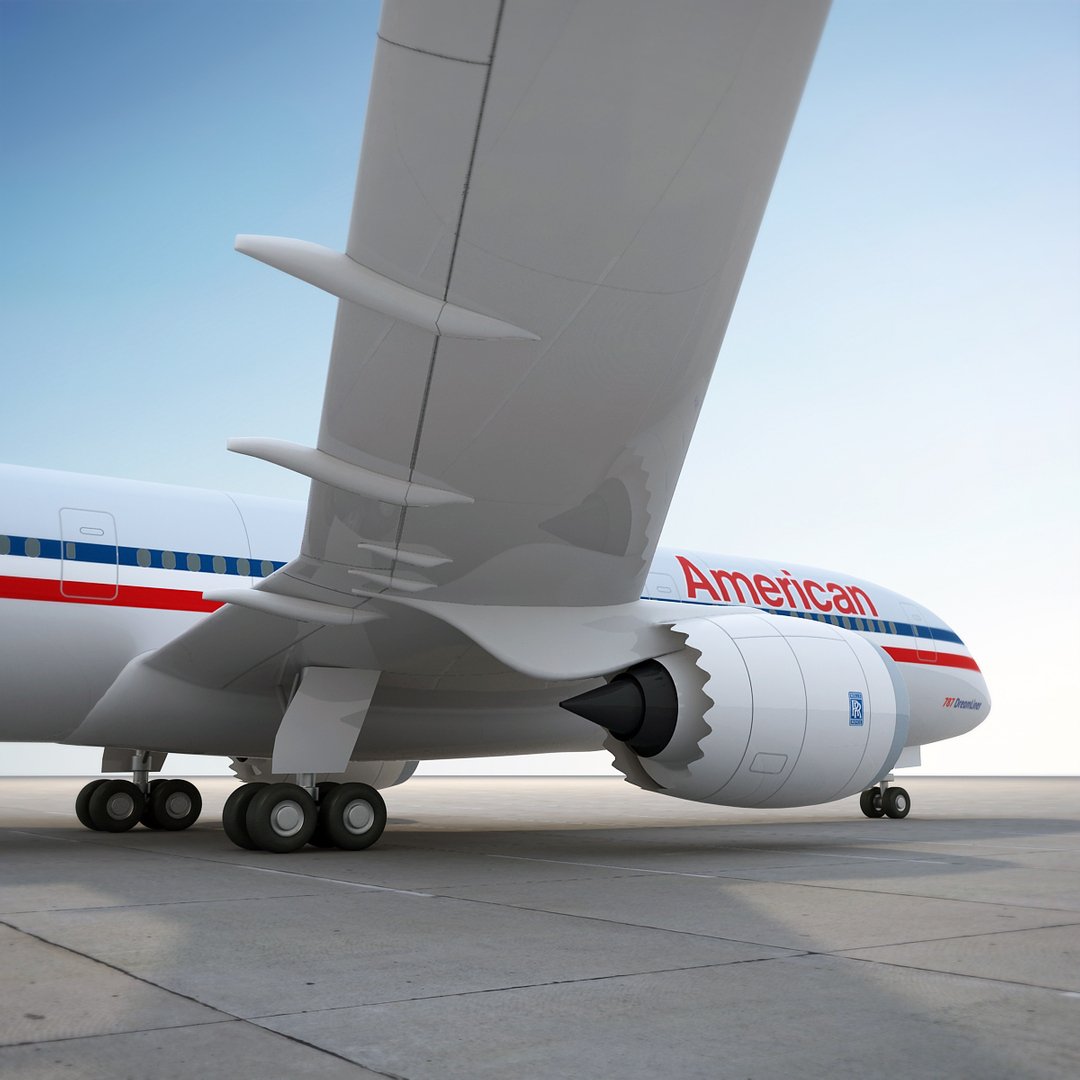boeing 787 dreamliner 3d max