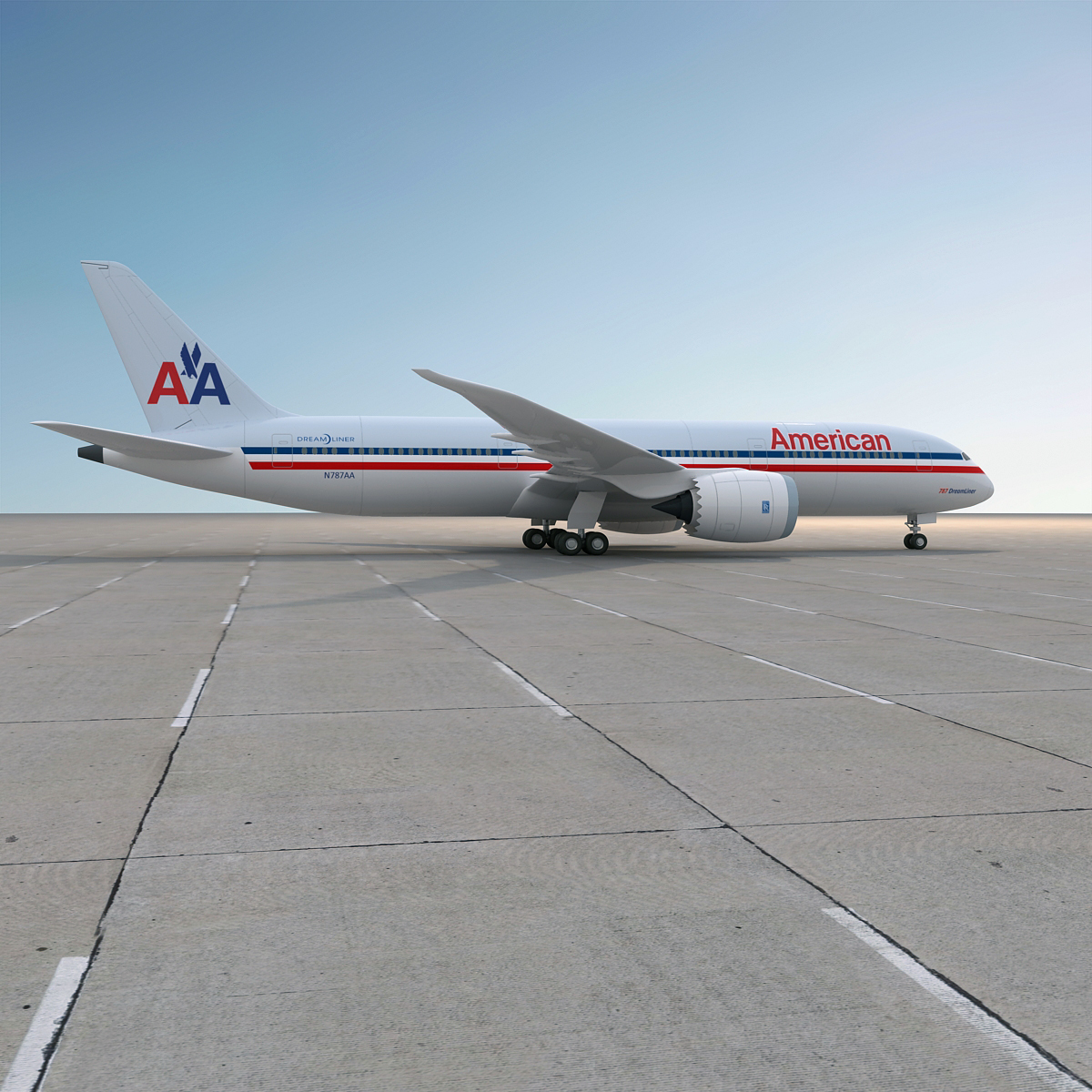 boeing 787 dreamliner 3d max