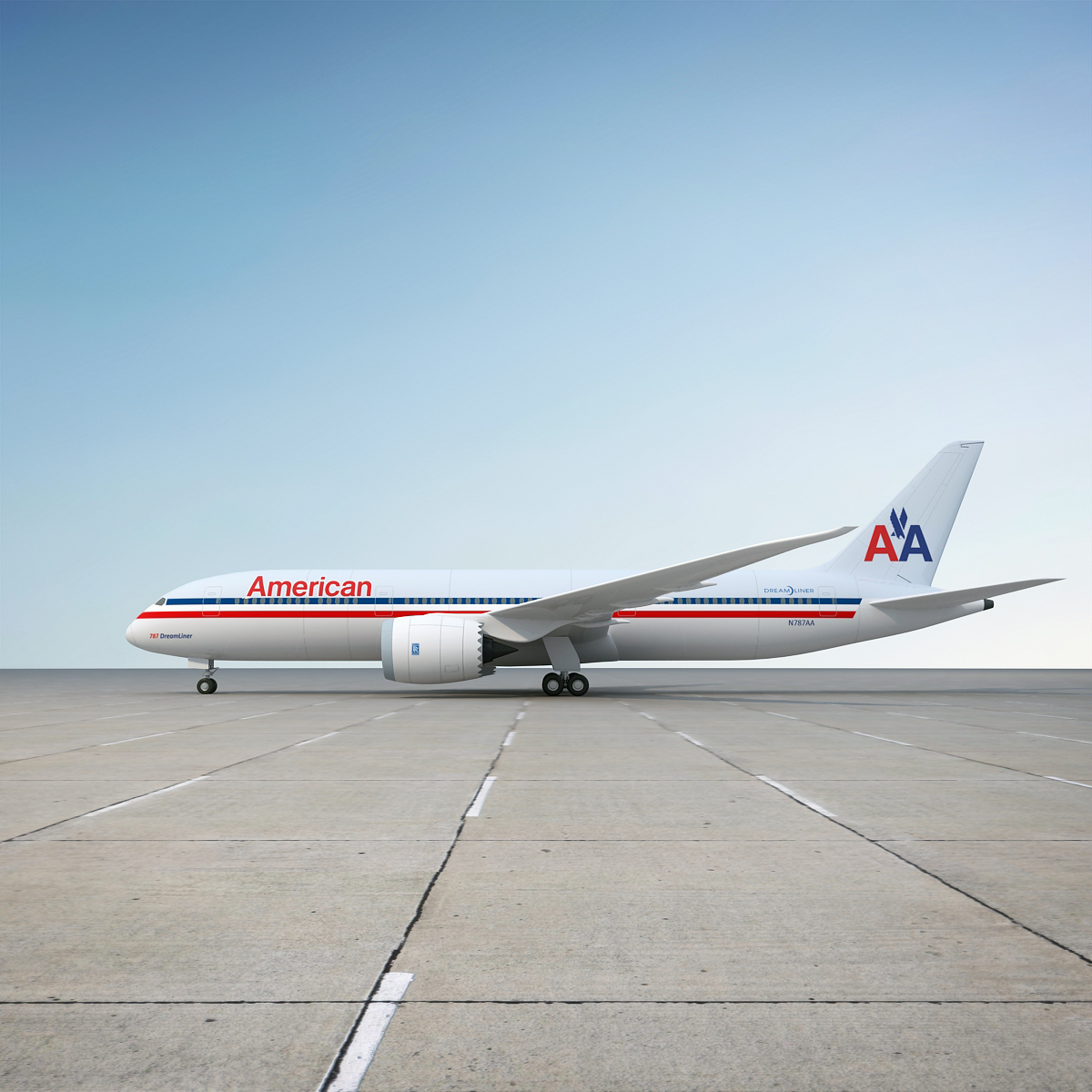 boeing 787 dreamliner 3d max