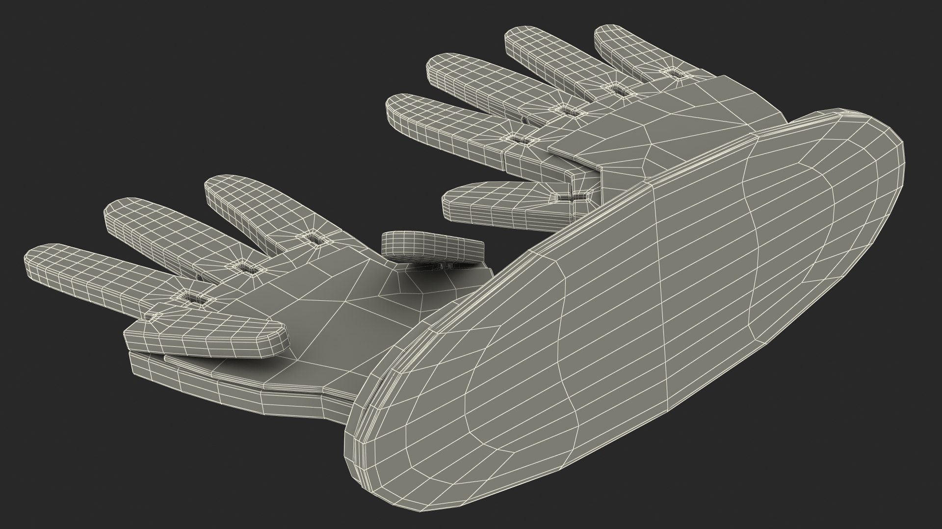 Counting Hands Three Fingers Up 3D - TurboSquid 1818367