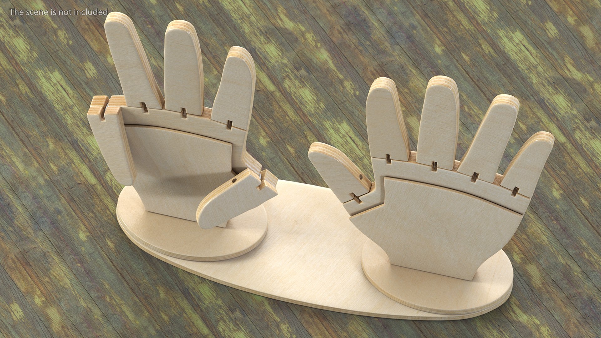 Counting Hands Three Fingers Up 3D - TurboSquid 1818367