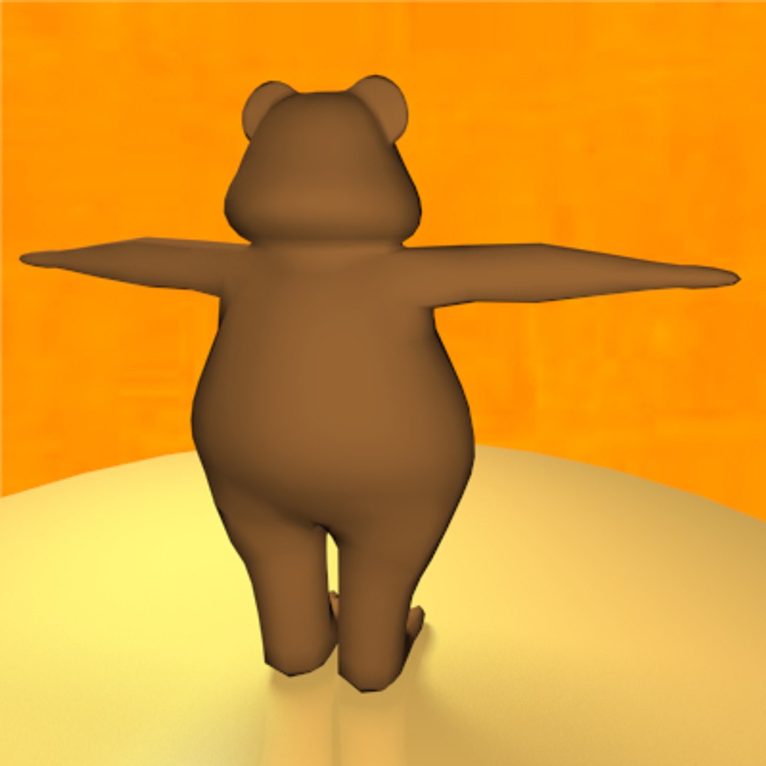 3d Bear Cartoon