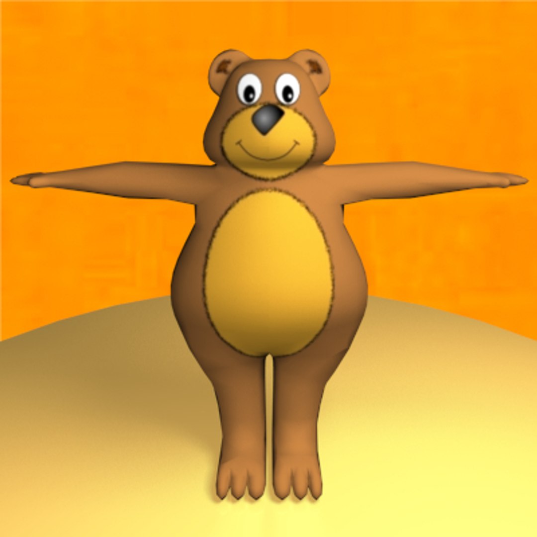 3d Bear Cartoon