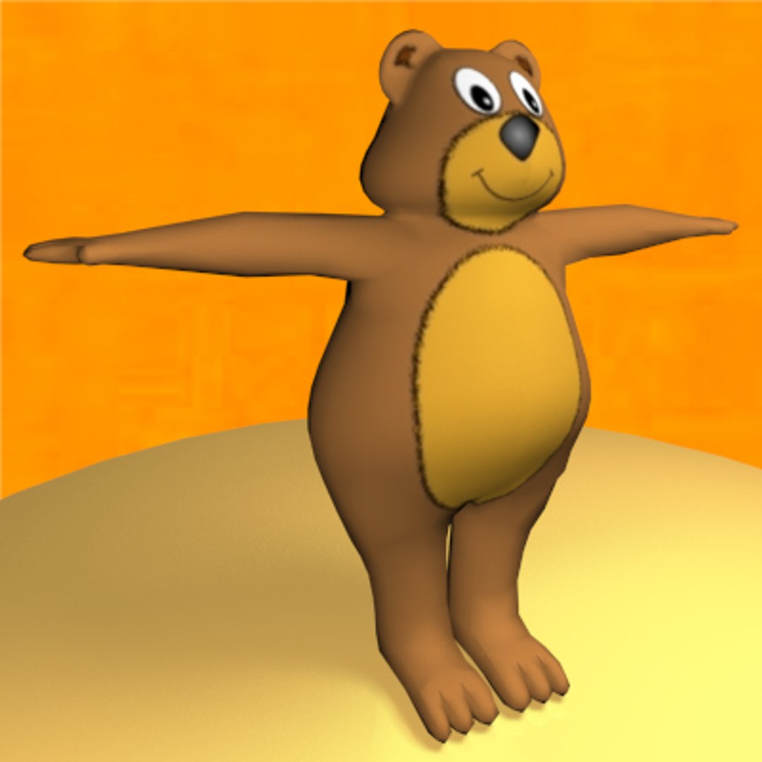 3d Bear Cartoon