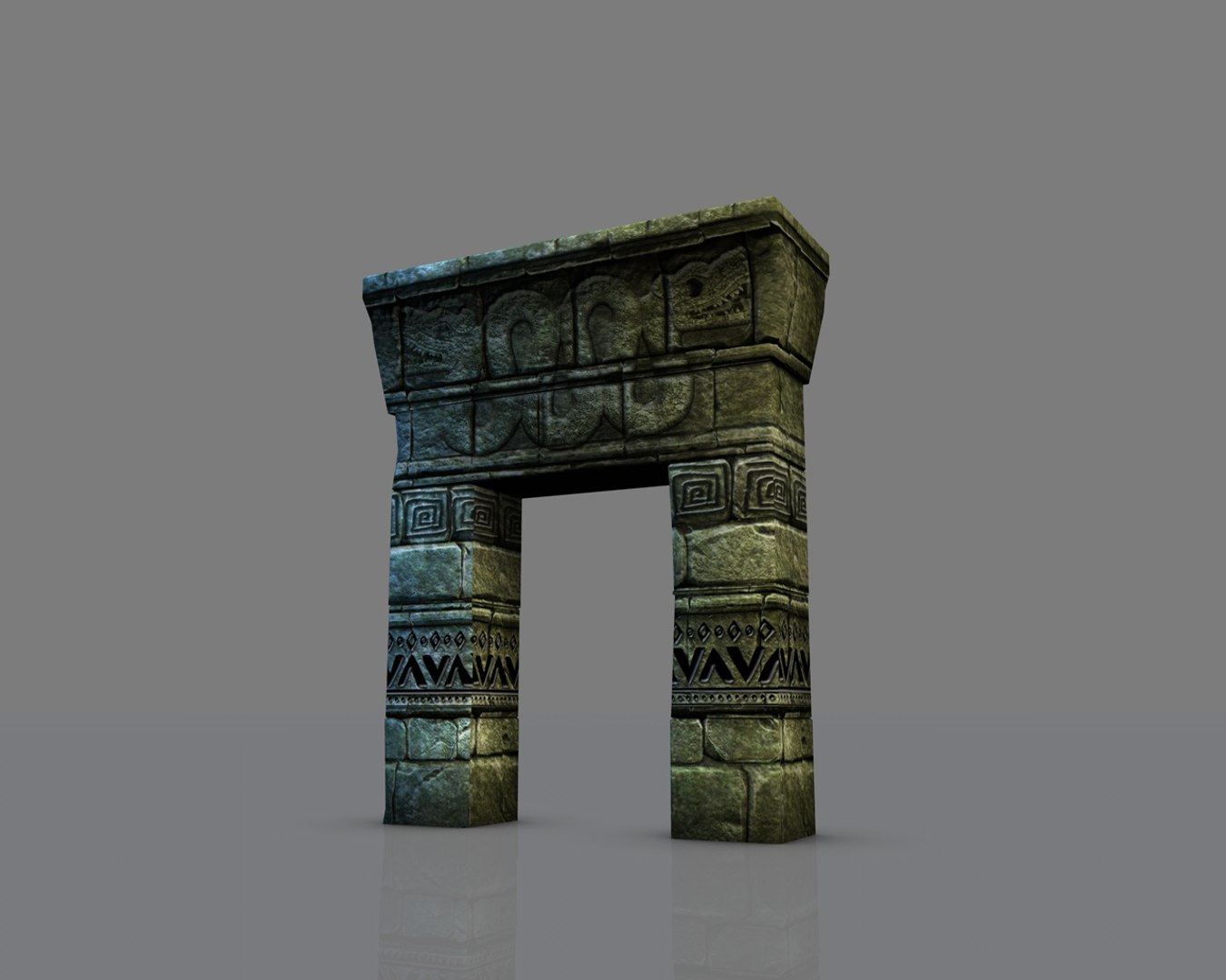 Aztec Mayan Gate 3D Model - TurboSquid 1394973