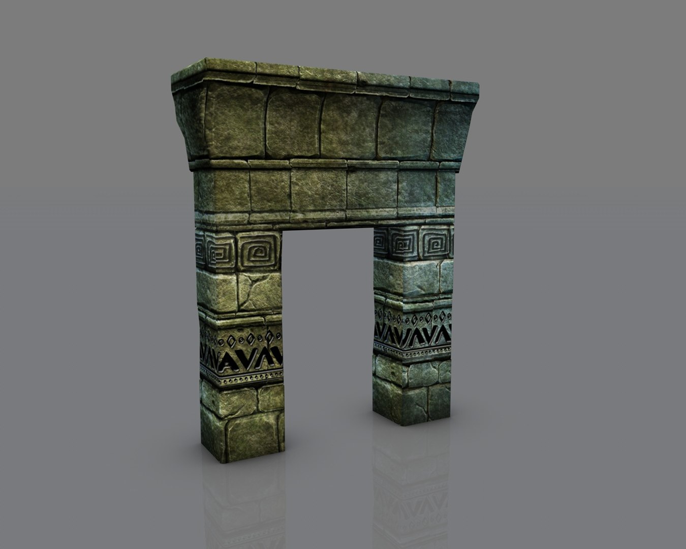 Aztec Mayan Gate 3D Model - TurboSquid 1394973