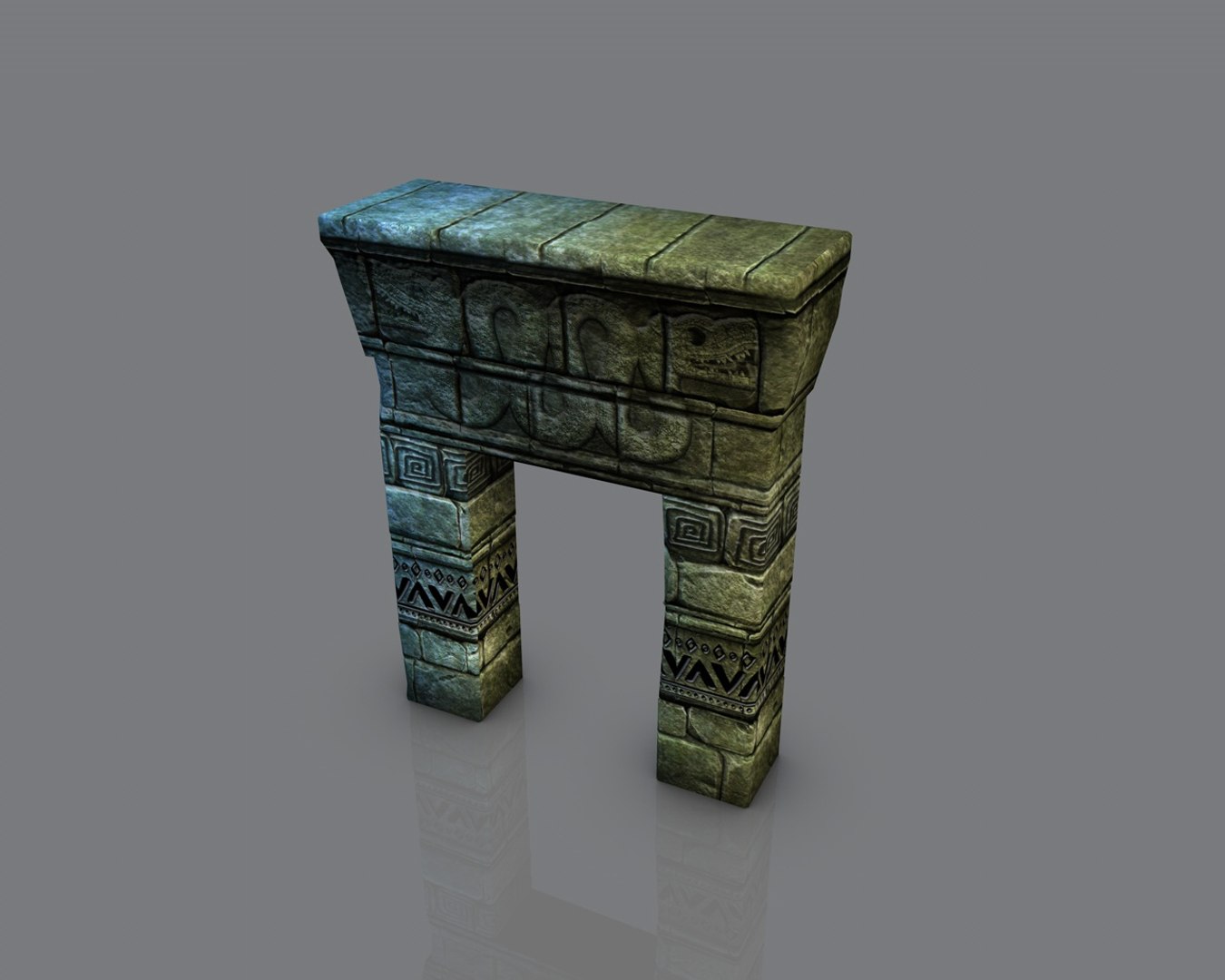 Aztec Mayan Gate 3D Model - TurboSquid 1394973